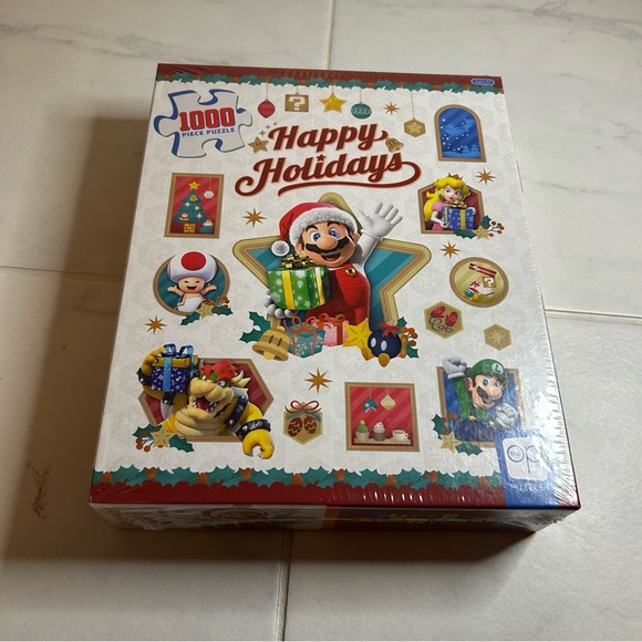 Toys | Super Mario Holiday Puzzle 100 Pieces | Poshmark
